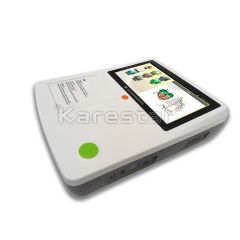 K-Eb3 Portable 3 Channel 12 Leads Touch Screen Holter System Easy ECG ...