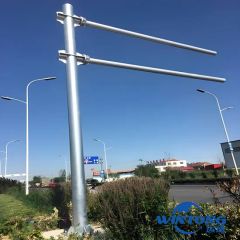 Traffic Lights Sign Poles Galvanized Street Light Pole Type Round ...
