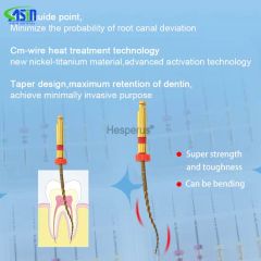 Soco Coxo Type Dental Root Canal File Heat-Activated Rotary Nitinol ...