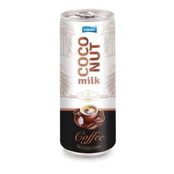 Instant Espresso Coffee 250ml Iced Coffee Aluminum Can Private Label ...