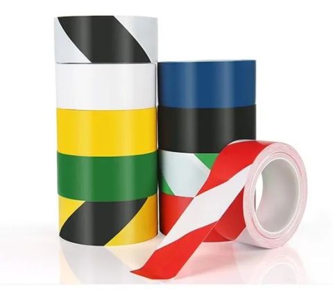PVC Floor Marking Caution Barricade Safety Warning Tape Style Roll ...
