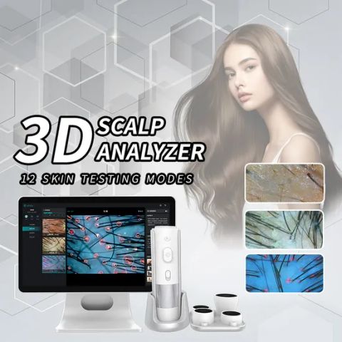 Scalp Analyzer for Salon Skin Care Scalp Analysis Machine Hair Analyzer ...