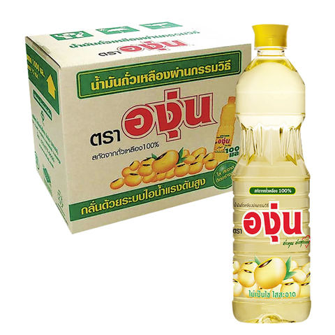 ANGOON Soybean Oil 1 L x 12 bottles Use For Cooking Food Product From ...