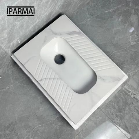 Bathroom Sanitary Ware New Modern Squat Pan Toilet with S-Band ...