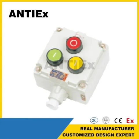 Metal Explosion Proof Push Button Switch Station Control Enclosure Box ...
