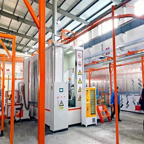 Customiz Automatic Line for Painting Metal Automatic Powder Coating ...