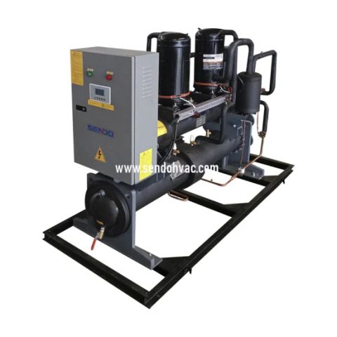 Screw Compressor Water Cooled Screw Chiller & Heat Pump/Industrial ...