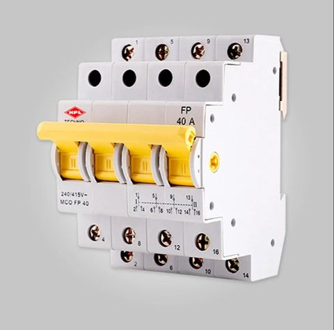 HPL Techno MCB Changeover, 4 Pole, Three Phase Brand HPL Body Material ...