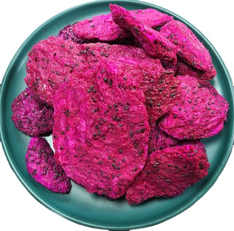 Freeze Dried Red Dragon Fruits Crisps Freeze dried Pitaya Fruit Slices ...
