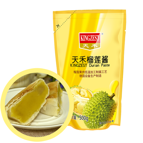 Durian Puree Thai Fresh durian meat Frozen seedless Golden Pillow puree ...