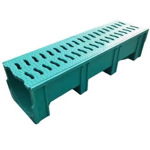 U Type Drain Polymer Concrete Drainage Channel Rainwater Drainage Ditch ...