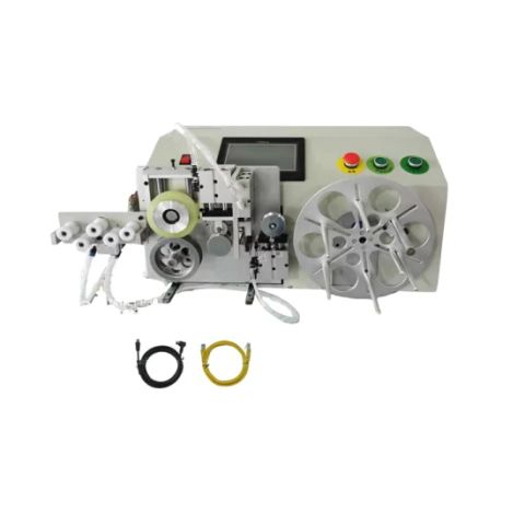 Automatic Cable Wire Measuring Cutting Binding Tying Spool Coil Winding ...