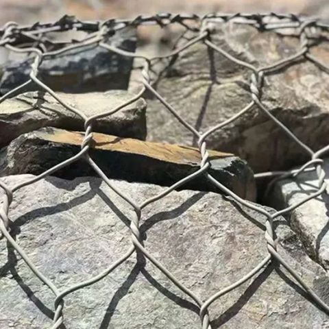 Hexagonal Woven Galvanized Iron Wire Mesh Gabions Cages for Stone ...