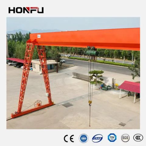 Rail Mounted Hydraulic Rubber Tyred Boat Lifting Portal Gantry Crane 5 ...