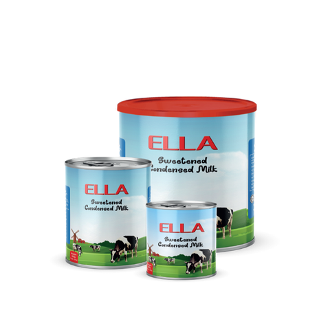 ELLA Sweetened condensed milk with 2% protein for Coffee or Tea and ...