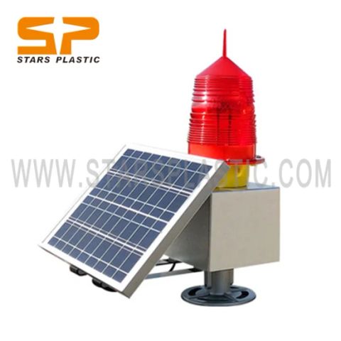 Aircraft Aviation Solar Powered Navigation LED Flashing Crane Tower ...
