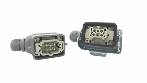 JiGo Heavy Duty Connector 6 Pin Metal Plug & Socket Side Entry, JG ...
