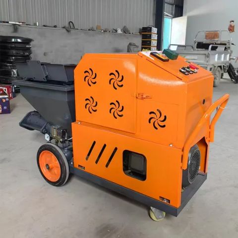 Portable Electric Cement Sprayer Machine for Wall Rendering with Steel ...