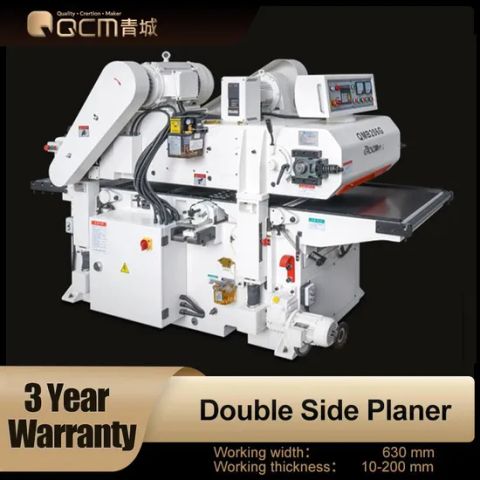 QCM QMB206G Wood Double Side Planer Woodworking Machinery 2 Sided ...