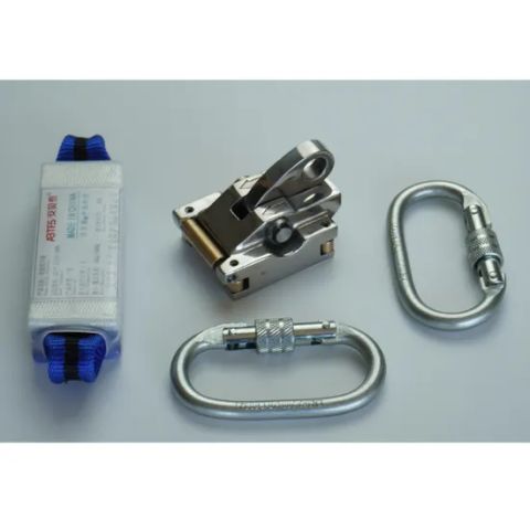 Heavy-Duty Fall Arrester Featuring Versatile U-Shaped Guide Rail ...