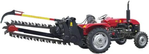 Tractor Pto Trencher Double Chain Trencher for Agriculture Farms from ...