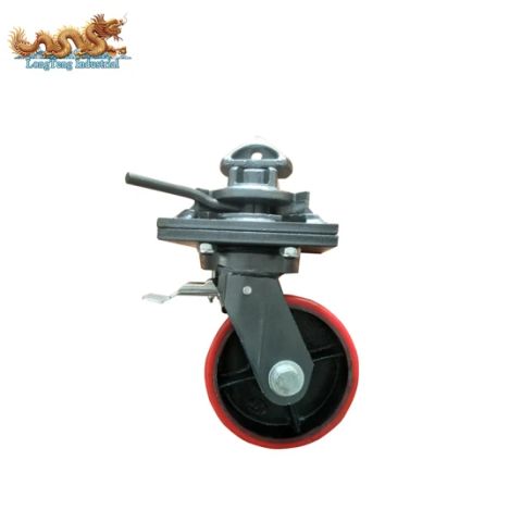 Easy Lock 3 Ton 5 Ton ISO Shipping Container Caster Wheel Material PU ...