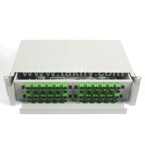 Sc LC St FC 48 Ports ODF Slidable Fiber Optic Patch Panel from China ...