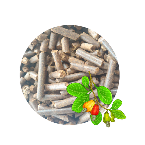 Low Cost Agricultural Waste Dark Brown Wood Pellets Cashew Nut Shell ...