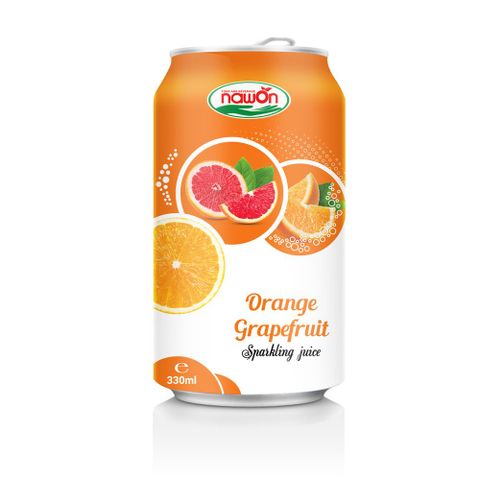 Aluminum Cans Nawon Kosher Packaging Sparkling Juice Orange Graperfruit ...