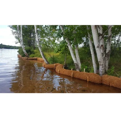Erosion Control Organic Living Revetment Round Biodegradable Coconut ...