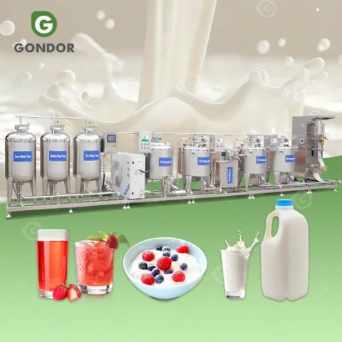 High Productivity Small Scale Uht Dairy Product Milking Equipment Milk ...