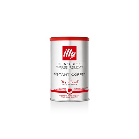 Illy Classico Instant Coffee 95 Grams Classic Roast 100% Arabica Coffee ...