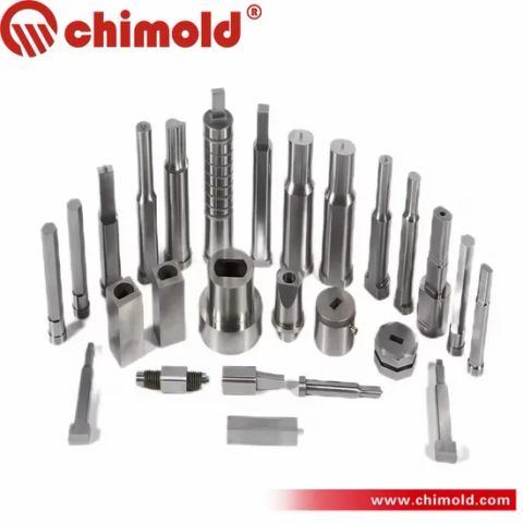 Standard Tolerance Round Pin Hole Punch Injection Moulding Punch and ...