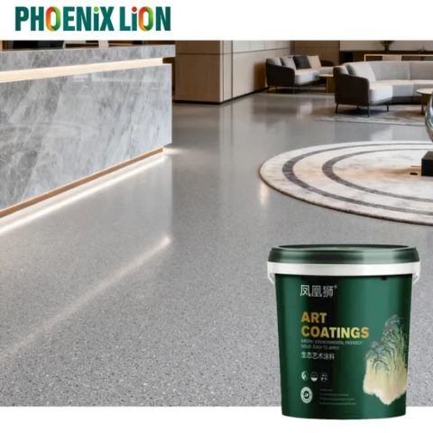 Moisture-Proof High-Adhesion Phoenix Lion Epoxy Colored Sand Floor ...