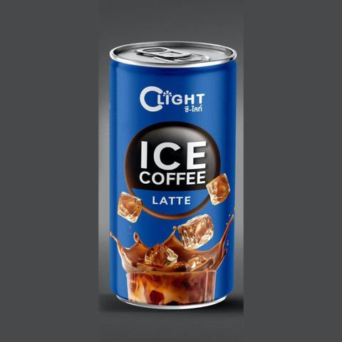 Instant Coffee Ready Drink Latte canned 180ml C-Light brand. Made in ...