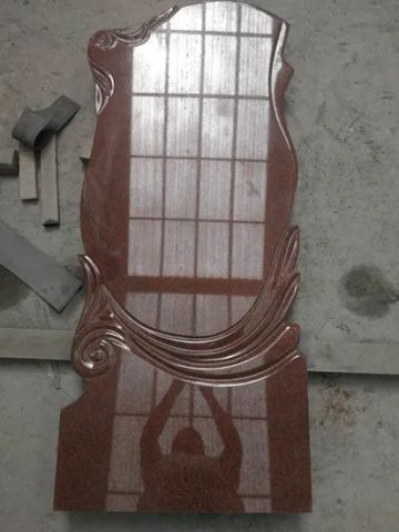 Ruby Red Granite Headstone Tombstone Monument Factory Sell from China ...