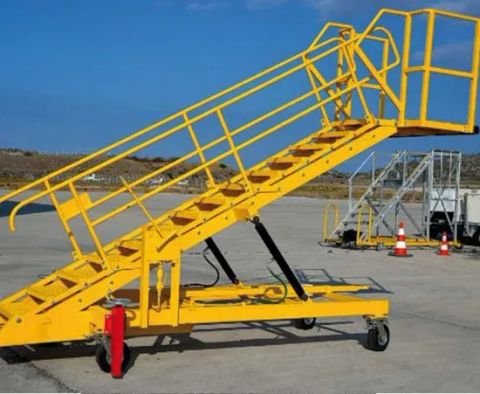 Heavy-Duty Aluminum Aircraft Maintenance Stair with 3D Welding from ...