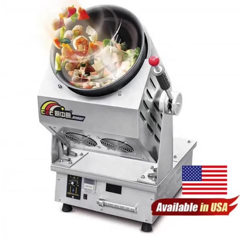 Commercial Rotating Wok Robot: Automatic Stir-Fry & Fried Rice Machine ...