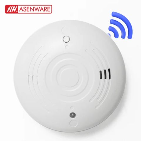 TUV Asenware Addressable Conventional Wireless Smoke Detector for Fire ...