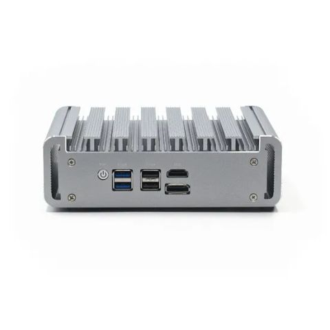 Hystou Mini Industrial PC Intel N100 DDR5 32GB 4*LAN Firewall Pfsense ...