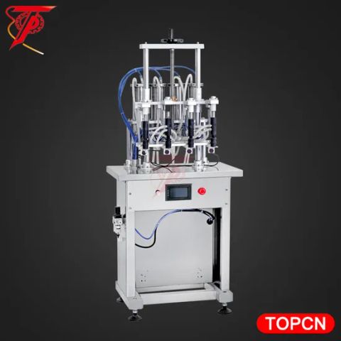 Automatic 4 Heads Vacuum Negative Pressure Perfume Bottle Filling ...