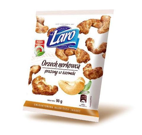 Cashew nut roasted in caramel 90g - LARO SP Z O.O. SP.K