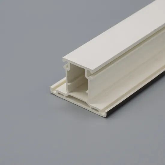 White Extruded PVC Profiles for Windows and Doors Building material for ...