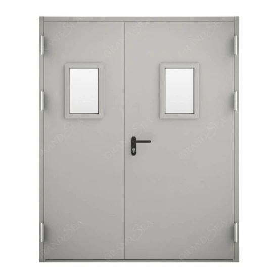 Hot Selling Modern Style Double Leaf Safety Emergency Exit Metal Door ...