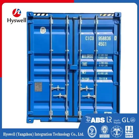 Hyswell High Cube 40FT Hc Container ISO Csc Dry Van Container from ...