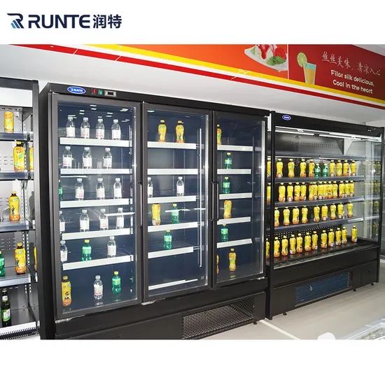 Supermarket Commercial Vertical Plug in Upright Glass Door Cold Energy ...