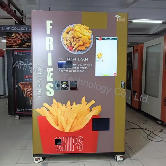 Automatic Smart Potato Chips French Fries Vending Machines Hot Food ...