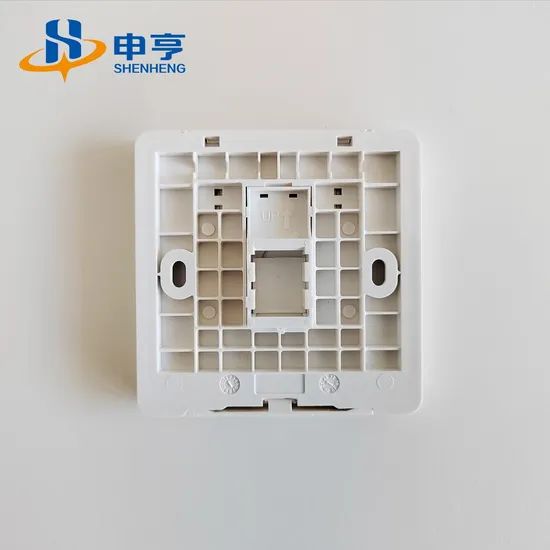 Dual RJ45 Face Plate, 86 Type Faceplate 2 Port Color White Origin China ...