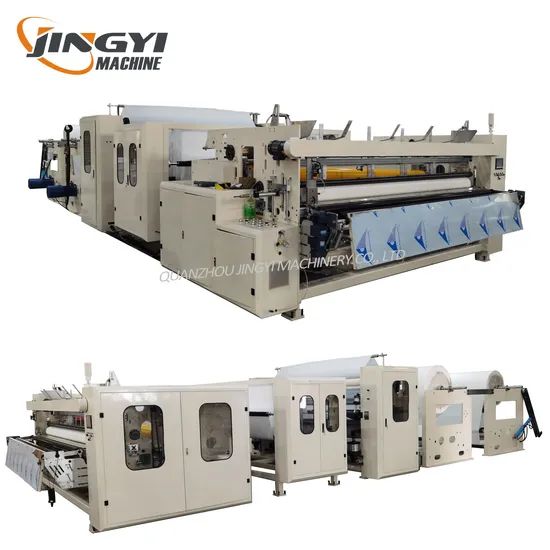 Automatic Maxi Roll Kitchen Towel Toilet Tissue Paper Making Machine ...
