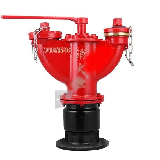 Wholesale Fire Hydrants with Fire Monitor Base on The Ground Cast Iron ...